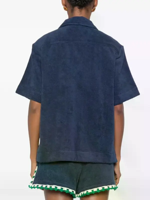 TERRY PUESTO Crochet-trim Detail Shirt