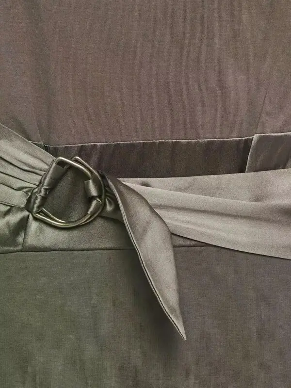 Brunello Cucinelli Belted Jersey Mini Dress