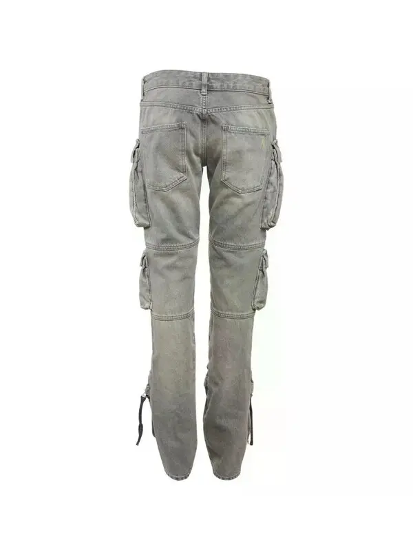Attico Essie Cargo Jeans - Grey