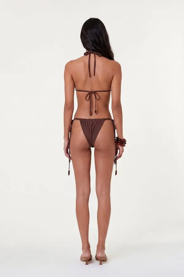 NICHOLAS Shelli Bikini Top - Espresso
