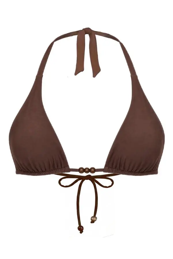 NICHOLAS Shelli Bikini Top - Espresso