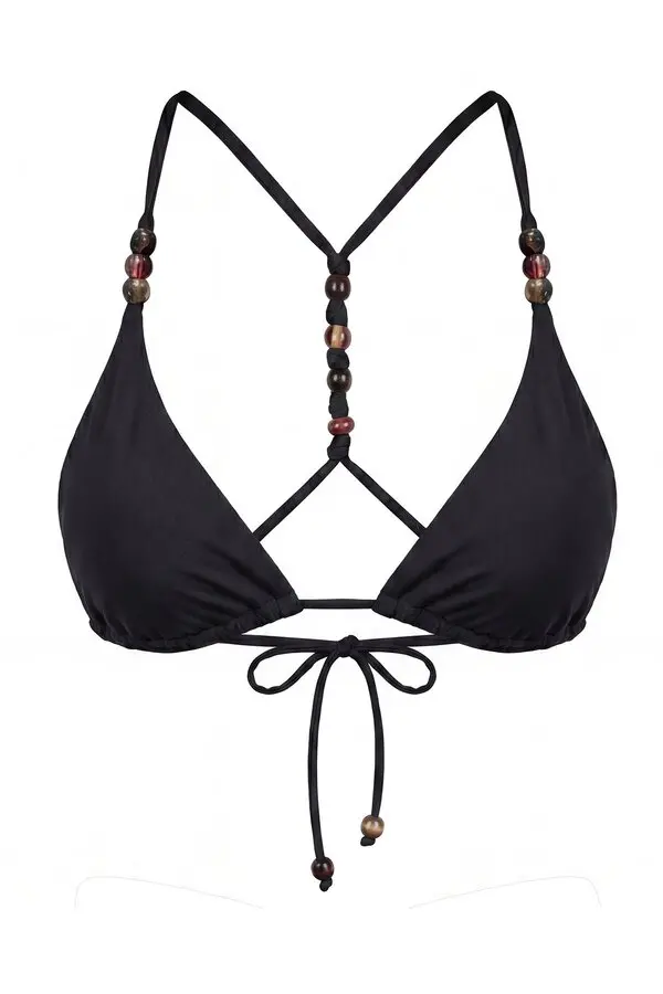 NICHOLAS Rita Bikini Top - Black