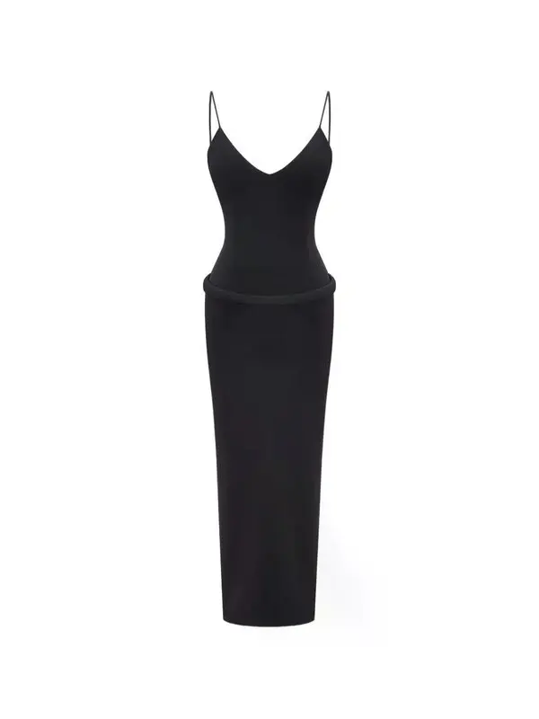 OCCLEUS Bailey V-neck Midi Dress