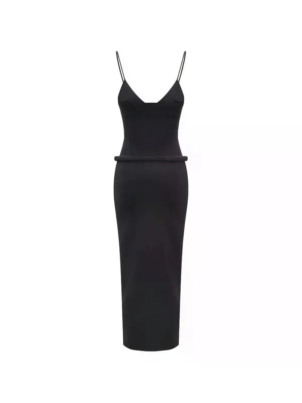 OCCLEUS Bailey V-neck Midi Dress