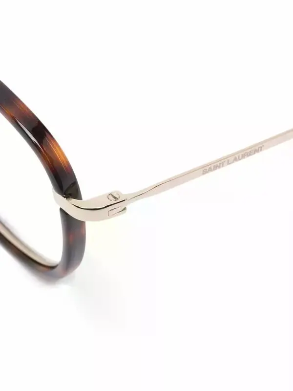 Saint Laurent Tortoiseshell-frame Glasses