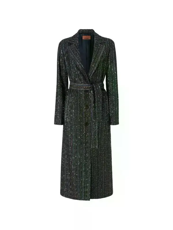Missoni Embellished Belted Coat