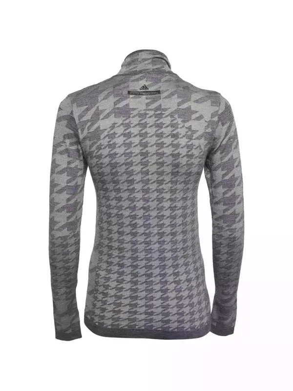 Stella McCartney X Adidas Houndstooth Long-sleeve Top