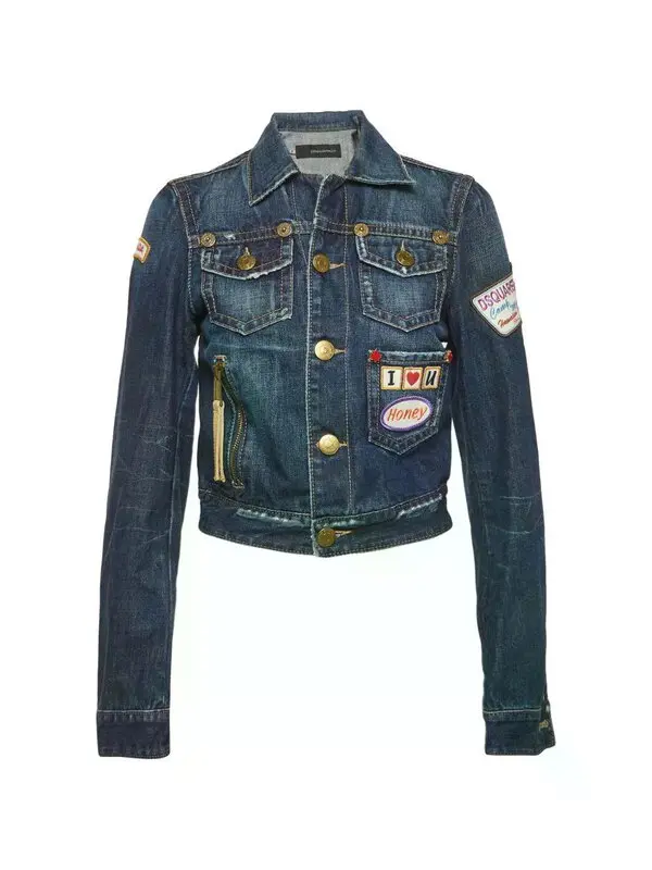 Dsquared2 Embroidered Denim Jacket