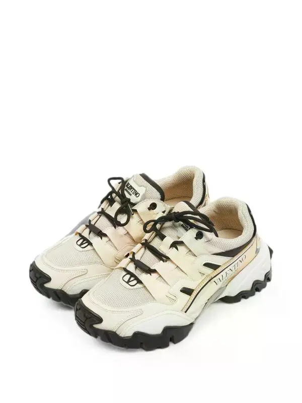 Valentino Garavani Vlogo Signature Print Climbers Sneakers - Neutrals