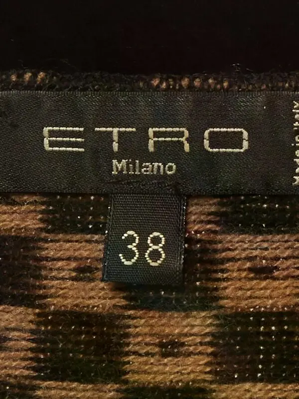 Etro Intarsia Button-front Cardigan