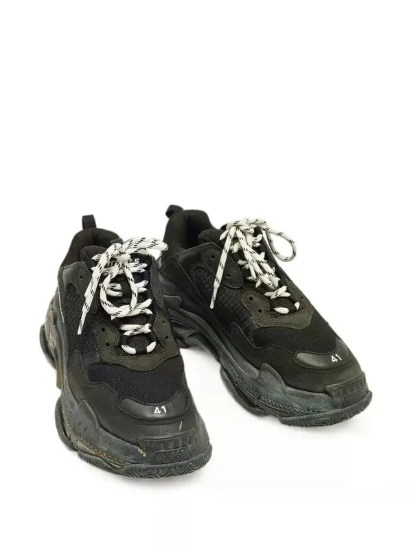 Balenciaga Triple S Mesh Sneakers - Black