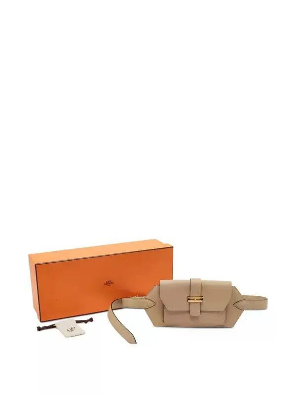 Hermès 24 Élan Pocket Leather Belt Bag - Neutrals