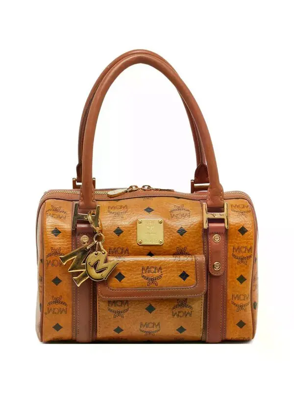 Mcm Visetos Monogram Tote Bag