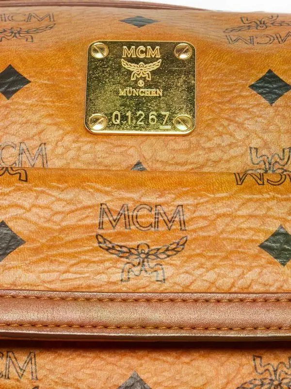 Mcm Visetos Monogram Tote Bag