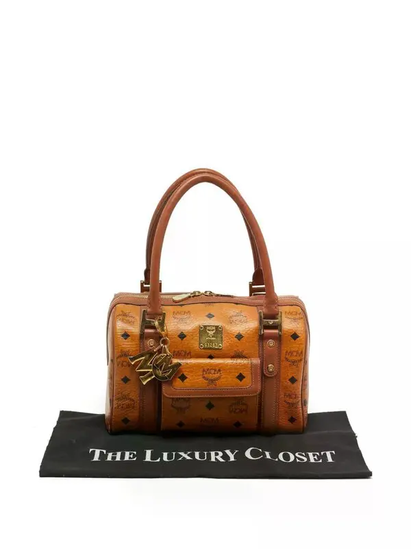 Mcm Visetos Monogram Tote Bag