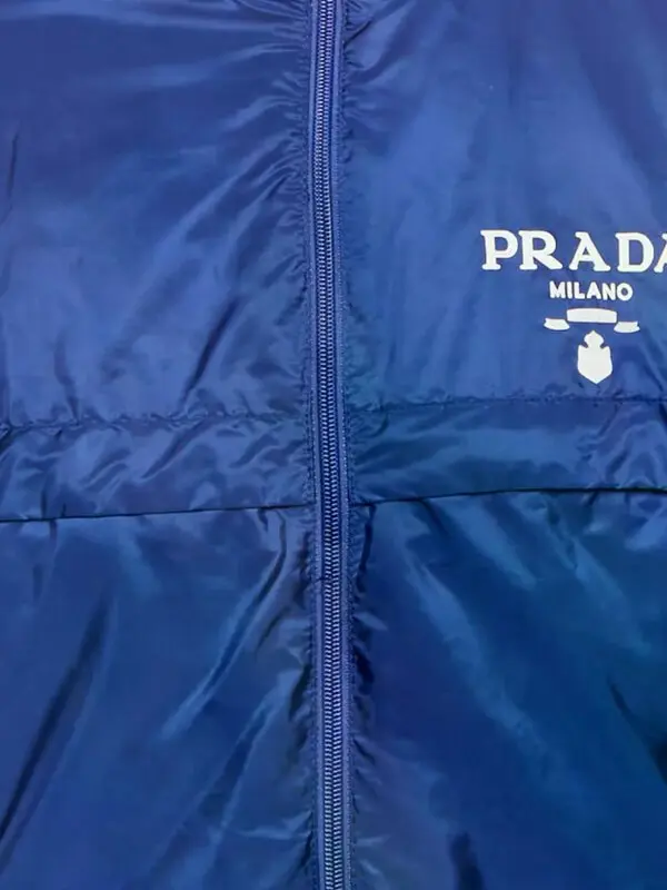 Prada Re-nylon Zip-up Hooded Jacket