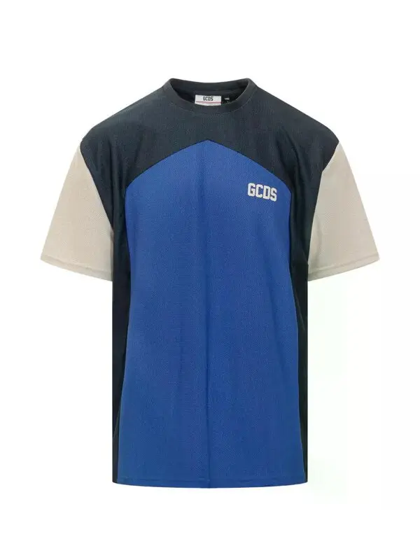 Gcds Colour-block Mesh T-shirt