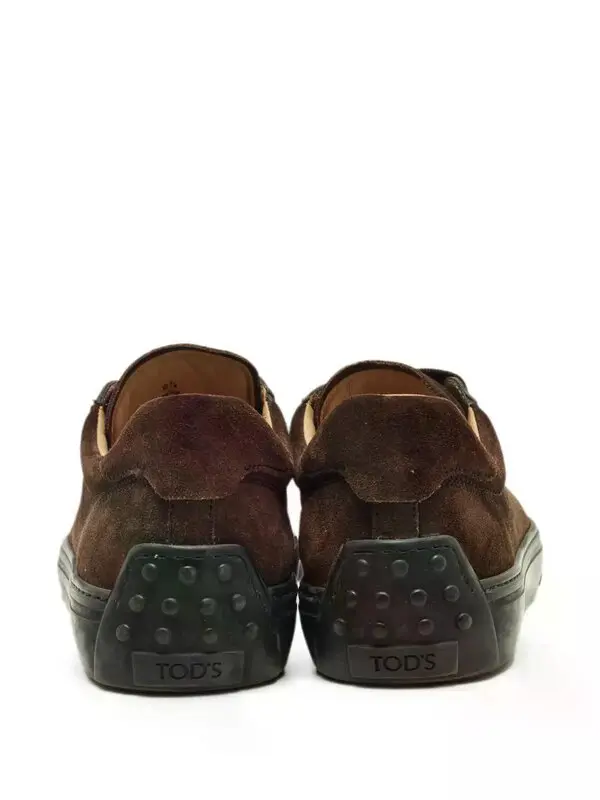 TOD'S Lace-up Suede Sneakers - Brown