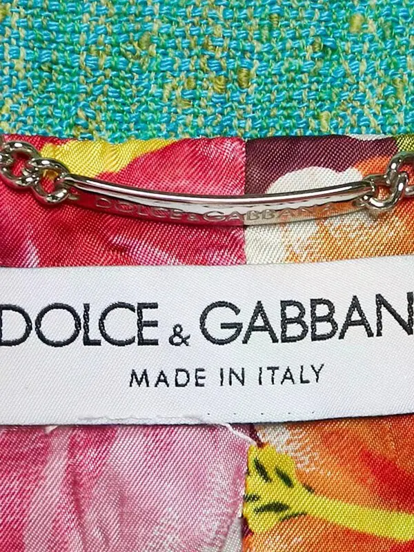 Dolce & Gabbana Single-breasted Tweed Blazer