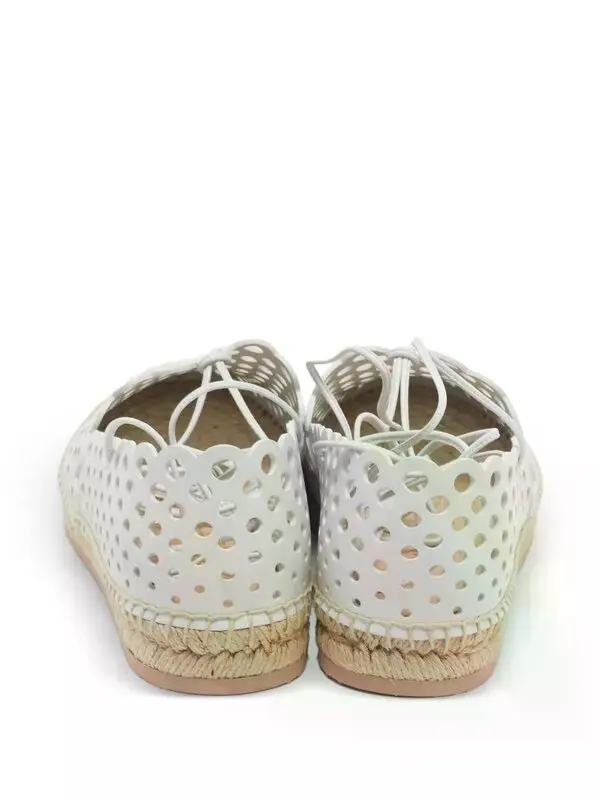 GIANVITO ROSSI Thierry Perforated Ballet Flats