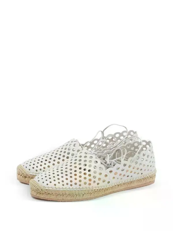 GIANVITO ROSSI Thierry Perforated Ballet Flats