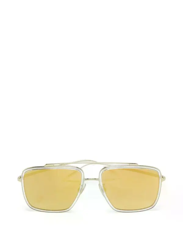 Dolce & Gabbana Dg2220 Square-frame Sunglasses - Silver