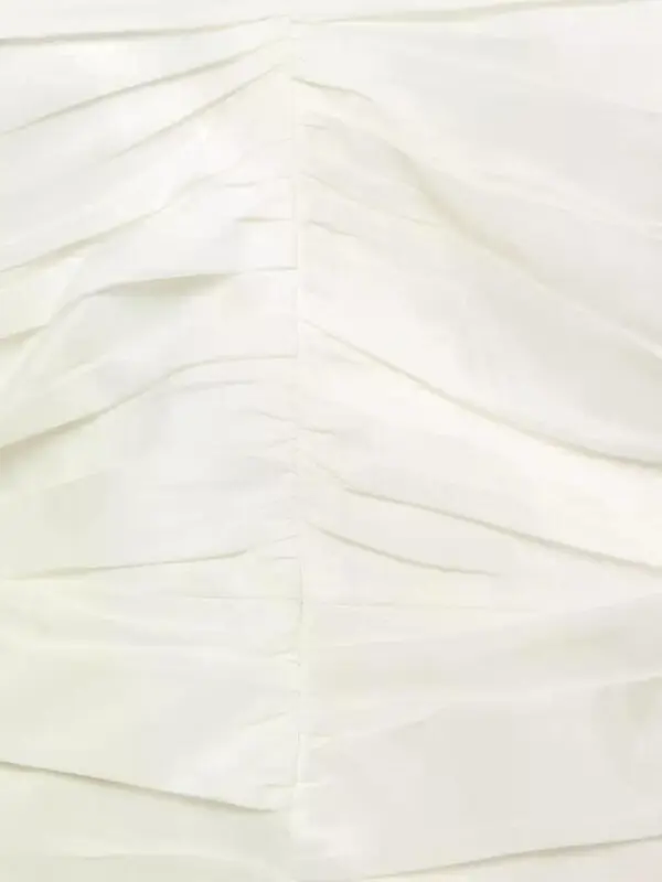 SELF-PORTRAIT Ruched One-shoulder Top