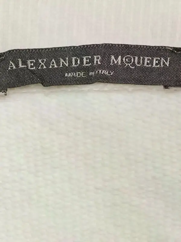 Alexander McQueen Floral Embroidered Crewneck Sweatshirt - Neutrals