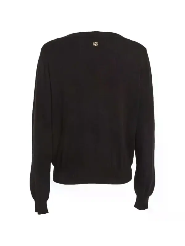 Roberto Cavalli Cotton Embroidered Patch Sweater