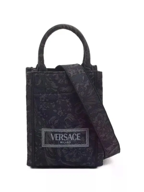 Versace Mini Athena Barocco Jacquard Tote Bag