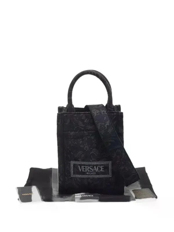 Versace Mini Athena Barocco Jacquard Tote Bag