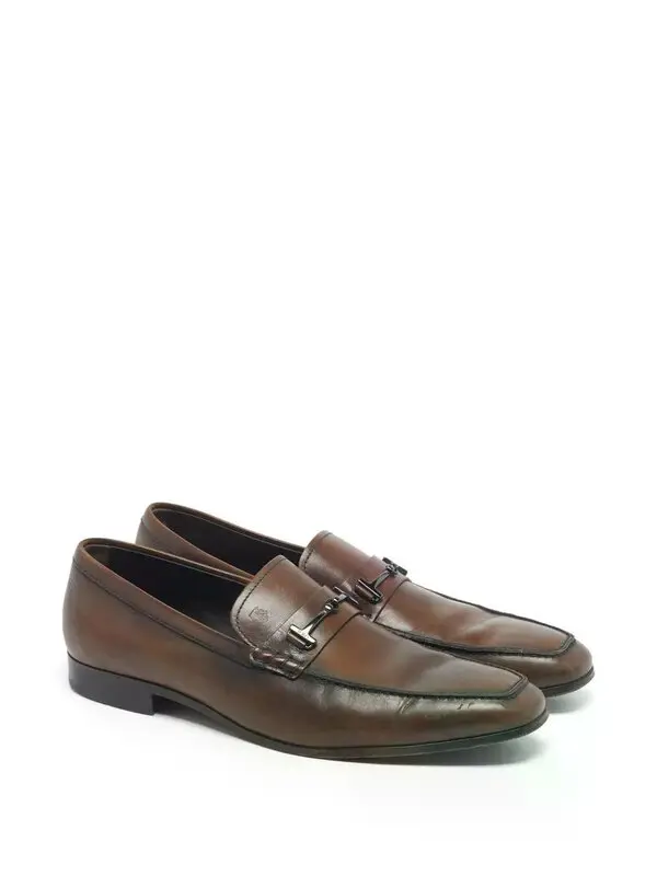 TOD'S Leather Horsebit Loafers
