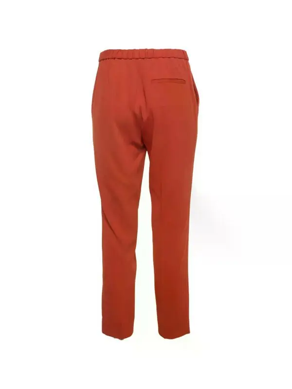 Theory Textured Straight-leg Trousers