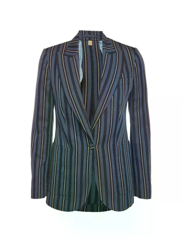 Burberry Striped Jacquard Blazer