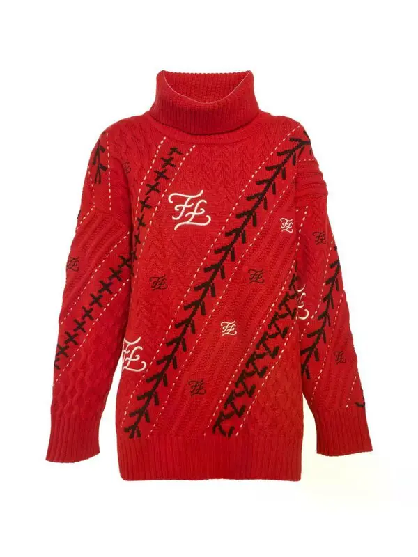 Fendi Ff Intarsia-knit Sweater