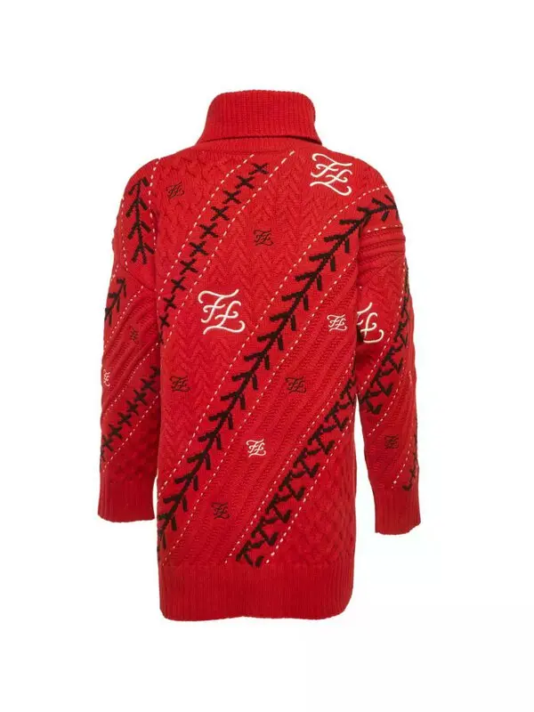 Fendi Ff Intarsia-knit Sweater