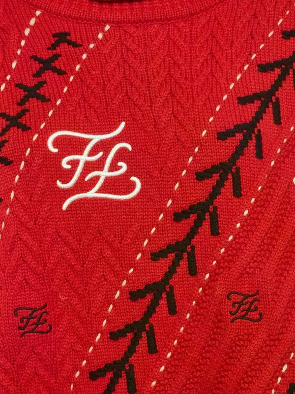 Fendi Ff Intarsia-knit Sweater