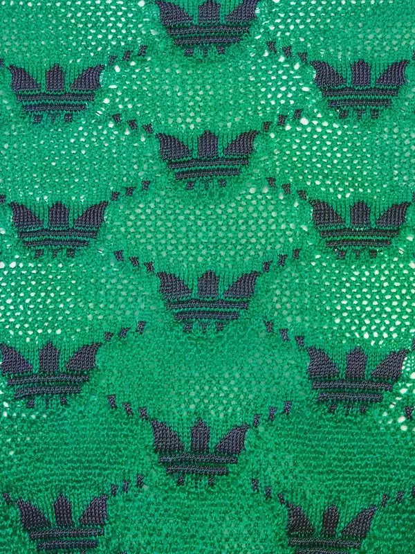 Gucci X Adidas Monogram Jacquard Top And Leggings