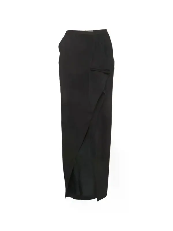 Rick Owens Draped Maxi Skirt