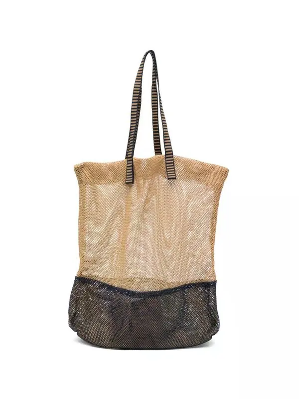 ÉPICE Mesh-knit Bicolor Shoulder Bag