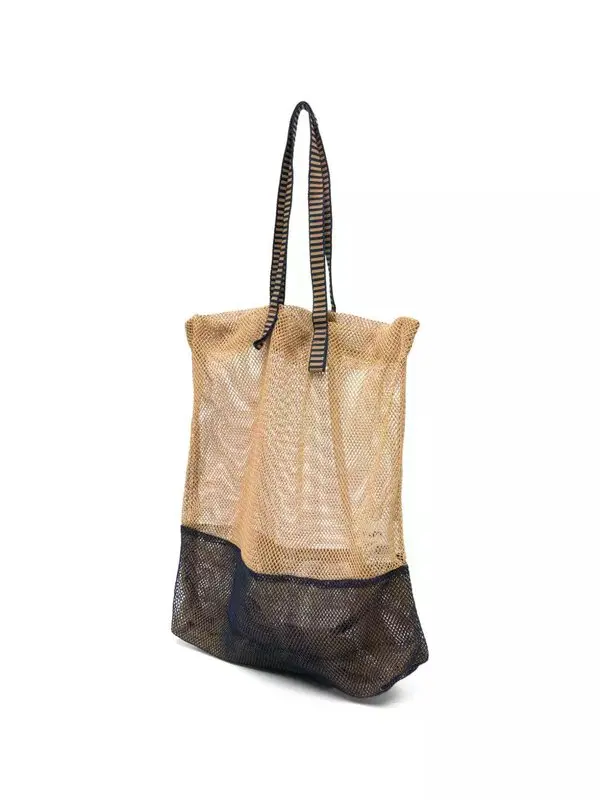 ÉPICE Mesh-knit Bicolor Shoulder Bag