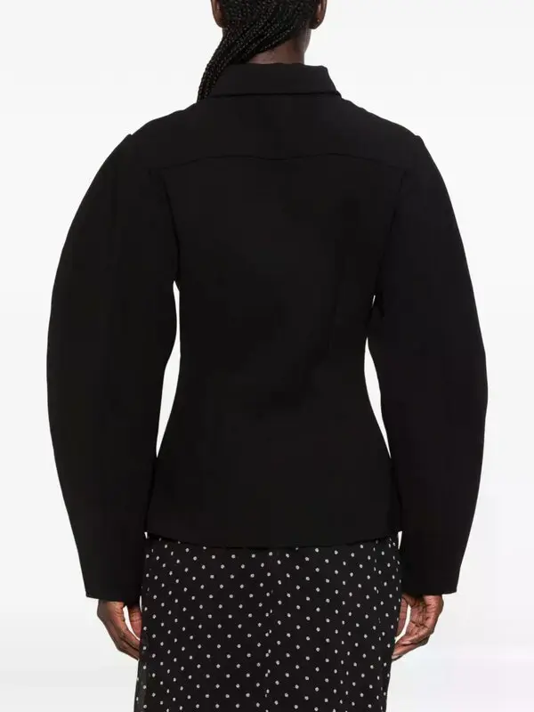 ROTATE BY BIRGER CHRISTENSEN Fitted Puff Sleeve Shirt