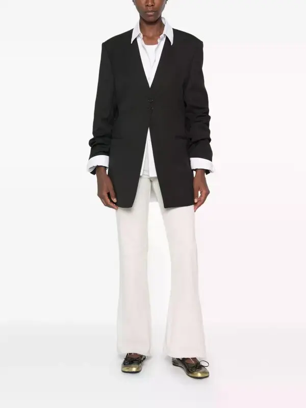 MAISON MARGIELA Light Raw-cut Hem Flared Jeans