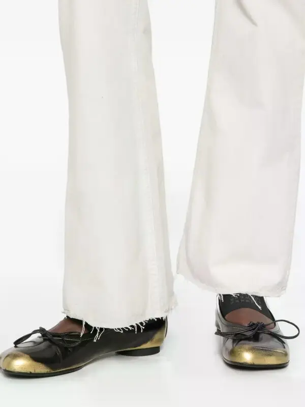 MAISON MARGIELA Light Raw-cut Hem Flared Jeans
