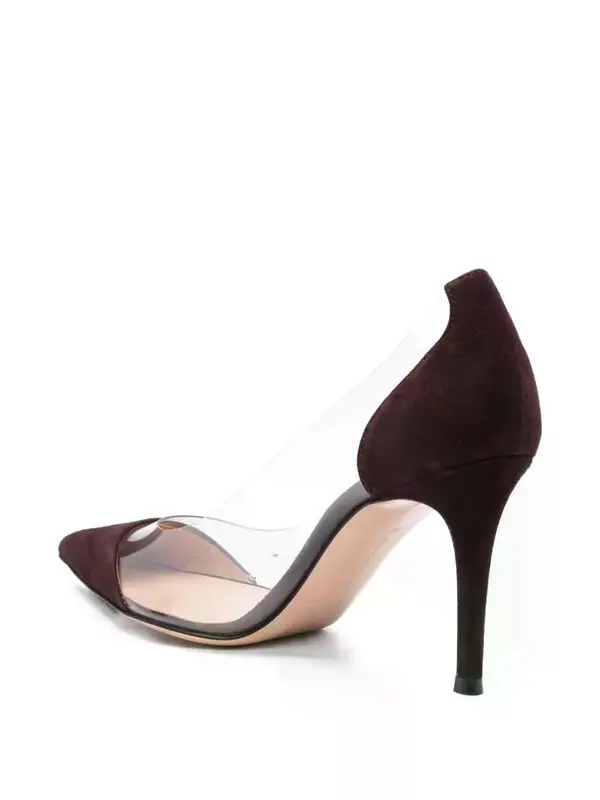 GIANVITO ROSSI Plexi Pumps - White