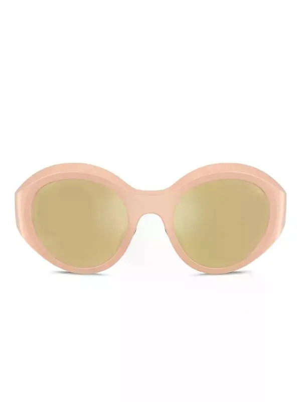 Moncler Futuro Oval-frame Sunglasses