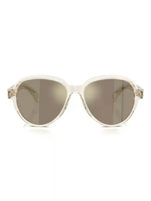 Moncler Transparent Round-frame Sunglasses