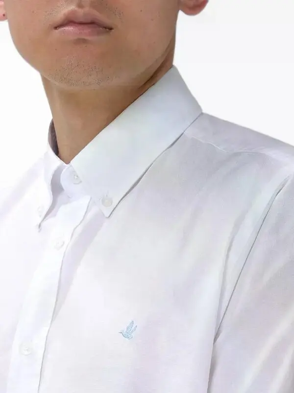 BROOKSFIELD Embroidered Poplin Shirt