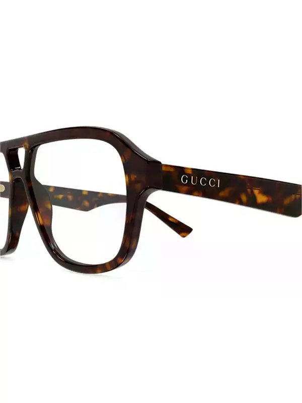 Gucci Gg2183o 002 Havana Transparent Frame Eyeglasses
