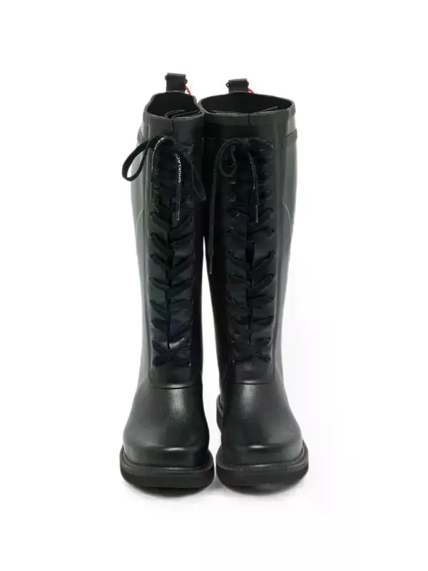 Off-White Quote Motif Lace-up Boots
